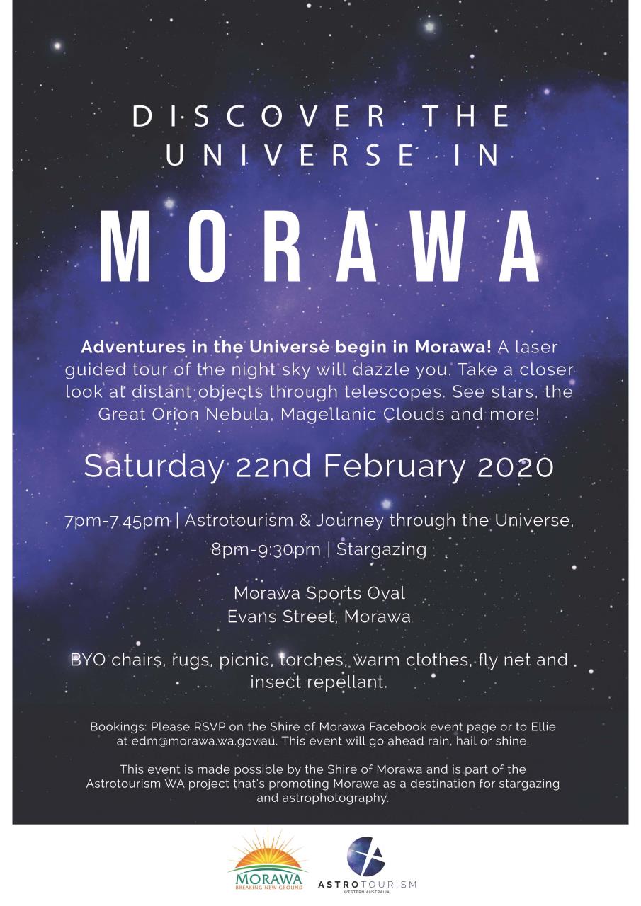 Discover the Universe in Morawa » Shire of Morawa
