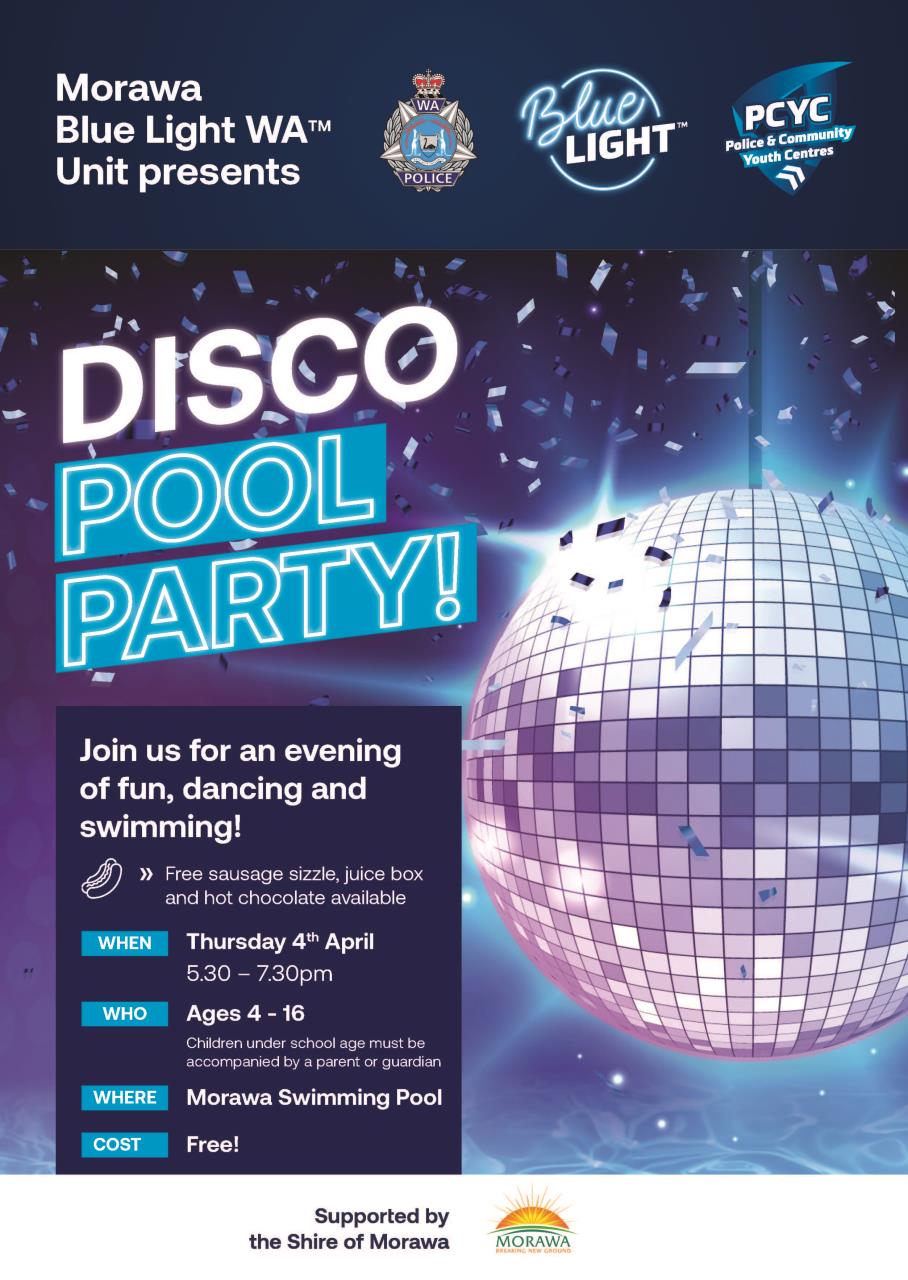 Disco Pool Party » Shire of Morawa